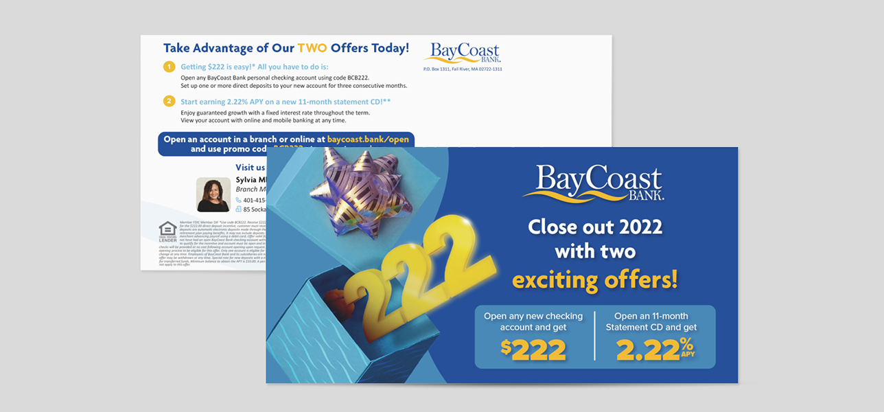 "$222 Offer" Omni-Channel Campaign - Kaitelyn Ploude